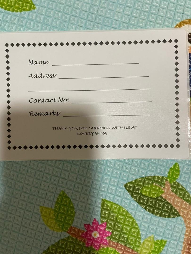 Customised Courier Label, Everything Else on Carousell