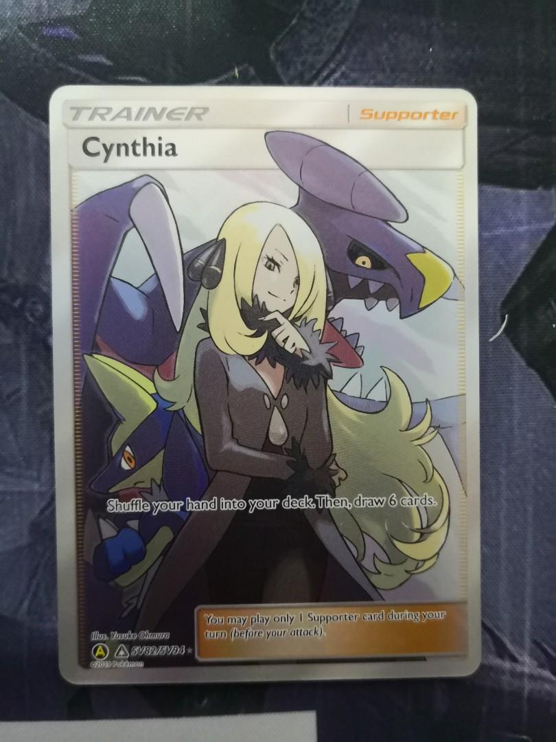 Cynthia Full Art Trainer Hidden Fates Pokémon Pokemon TCG Pokemon Cards ...