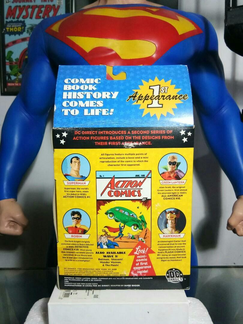 DC Direct First Appearance Superman Collector Action Figure, Hobbies ...