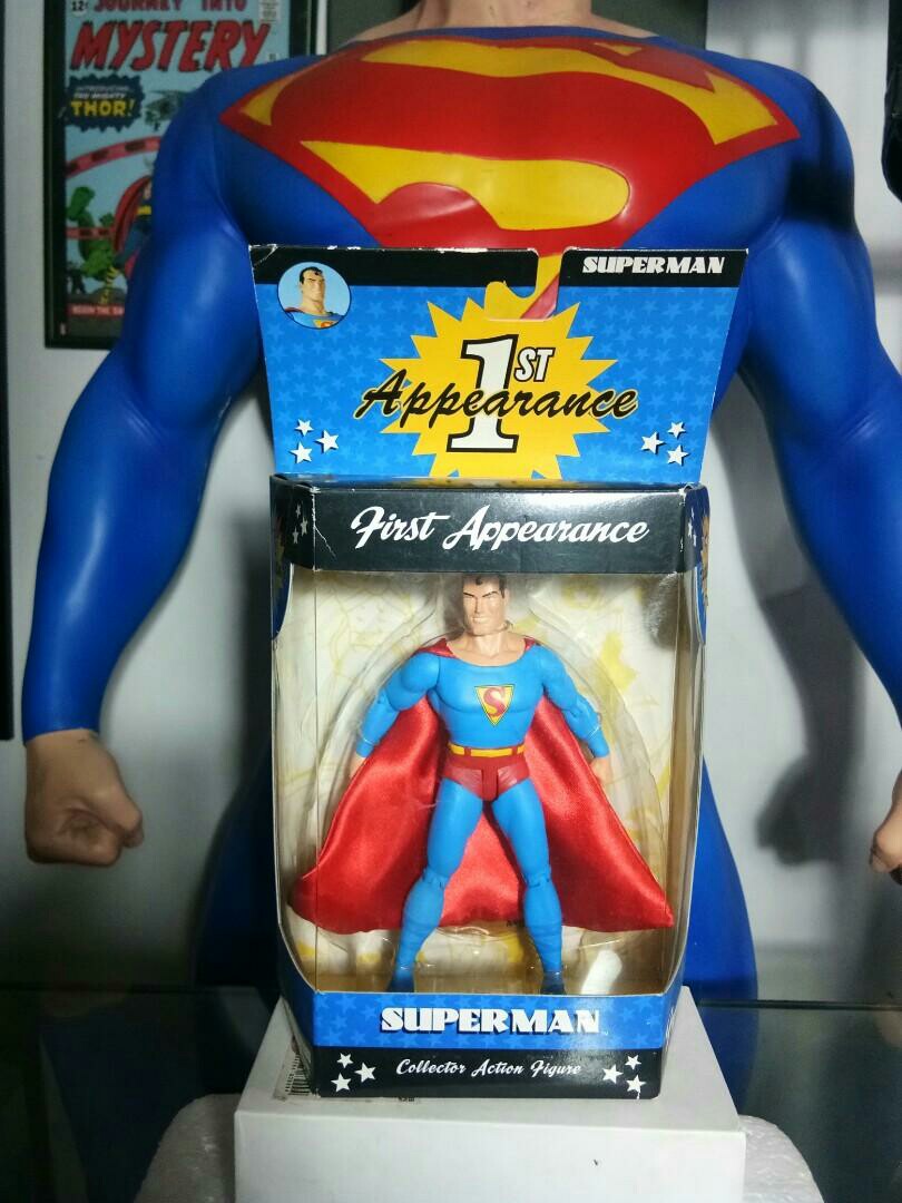 DC Direct First Appearance Superman Collector Action Figure, Hobbies ...
