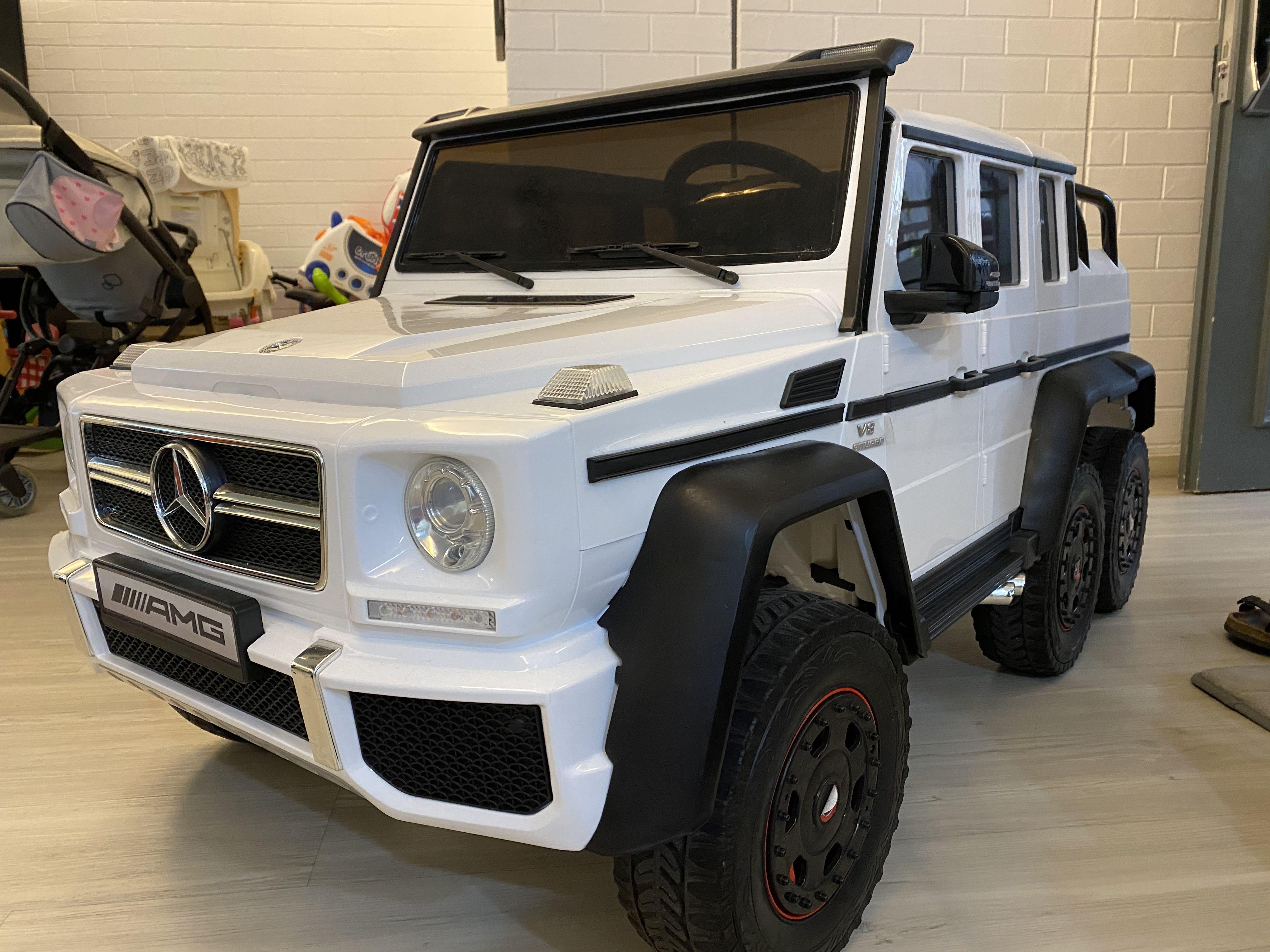 Electric 2- seater car Merc G63, Babies & Kids, Baby Nursery & Kids ...