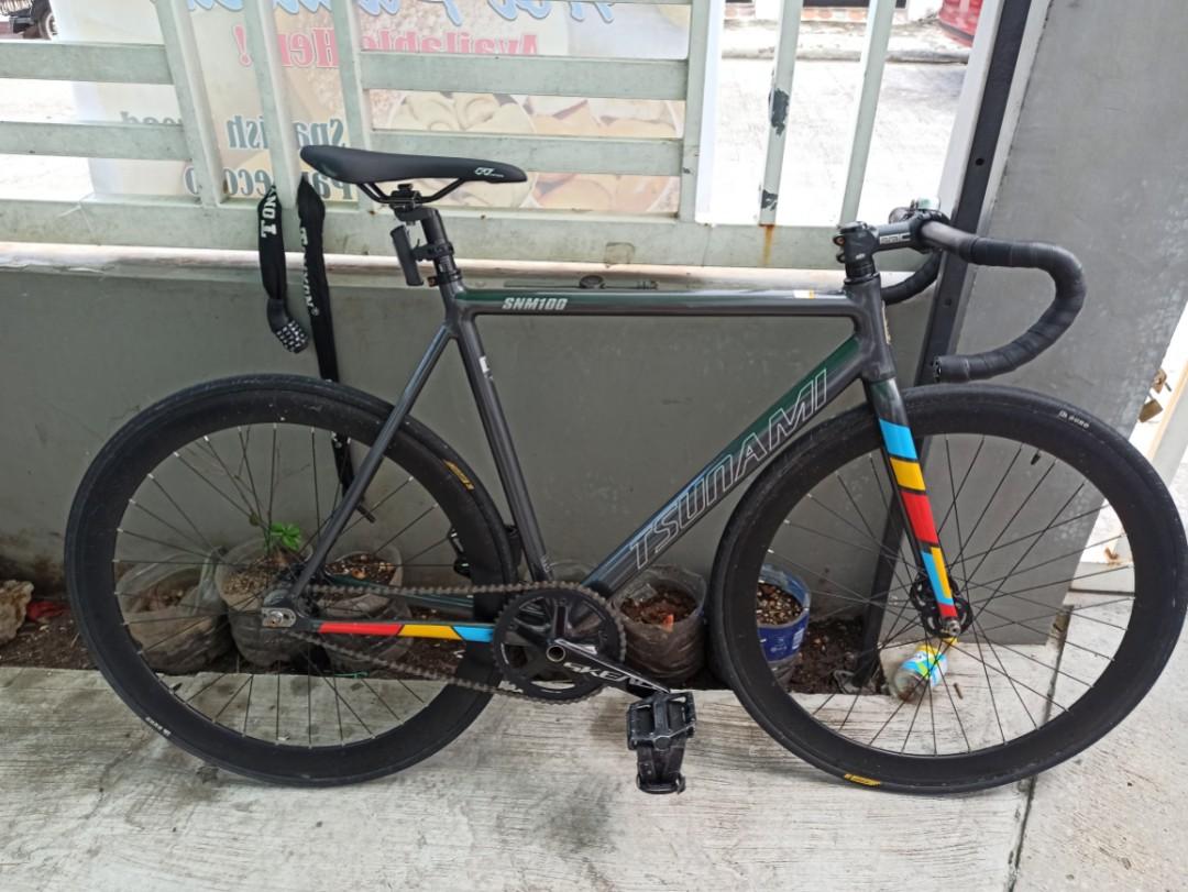 Fixie / Fixed Gear - Tsunami SNM100, Sports Equipment, Bicycles & Parts ...