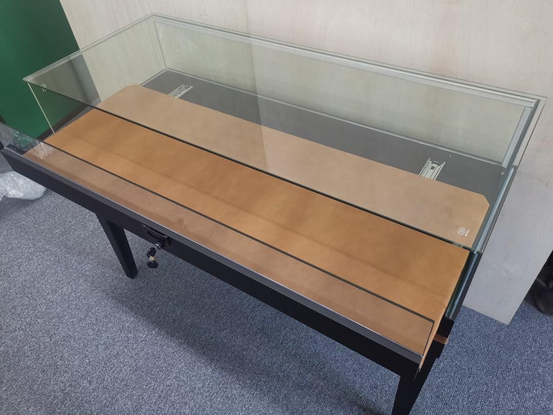 Glass display counter, Furniture & Home Living, Furniture, Shelves ...