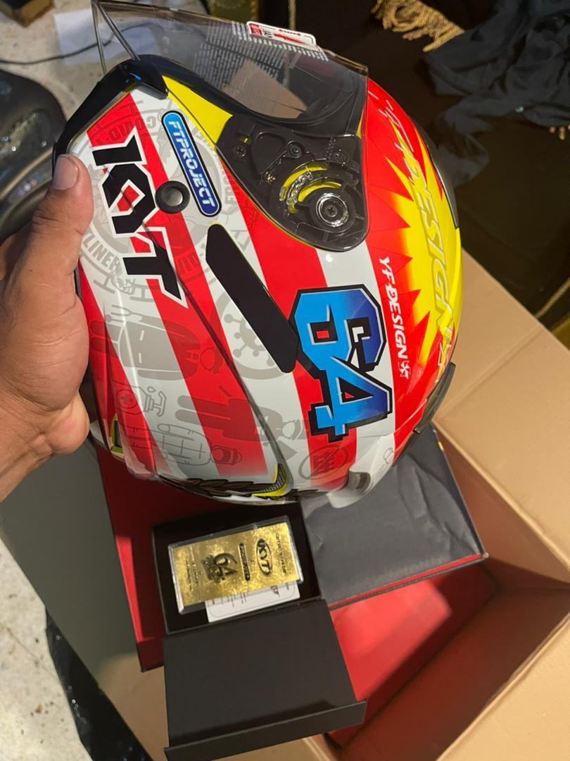 helmet KYT MERDEKA 64 limited edition 2021 yuji fukusawa yf design ...