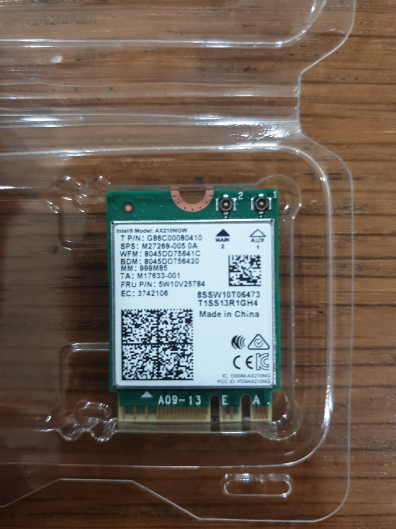 Intel Ax Ngw Wifi Bluetooth Card Computers Tech Parts Accessories Networking On