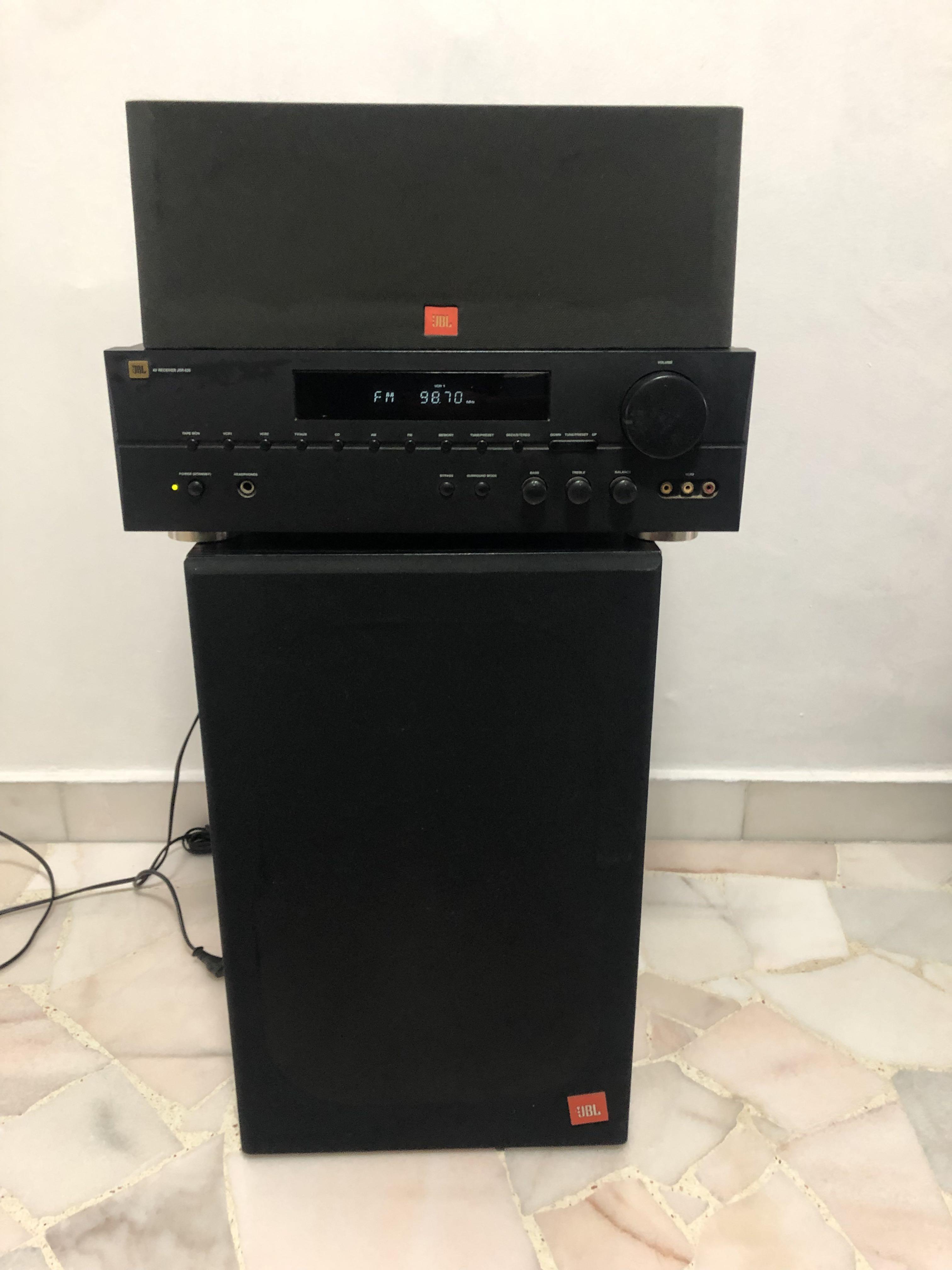 JBL AV Receiver (JSR-635), Bass Booster and top Speaker, Audio ...