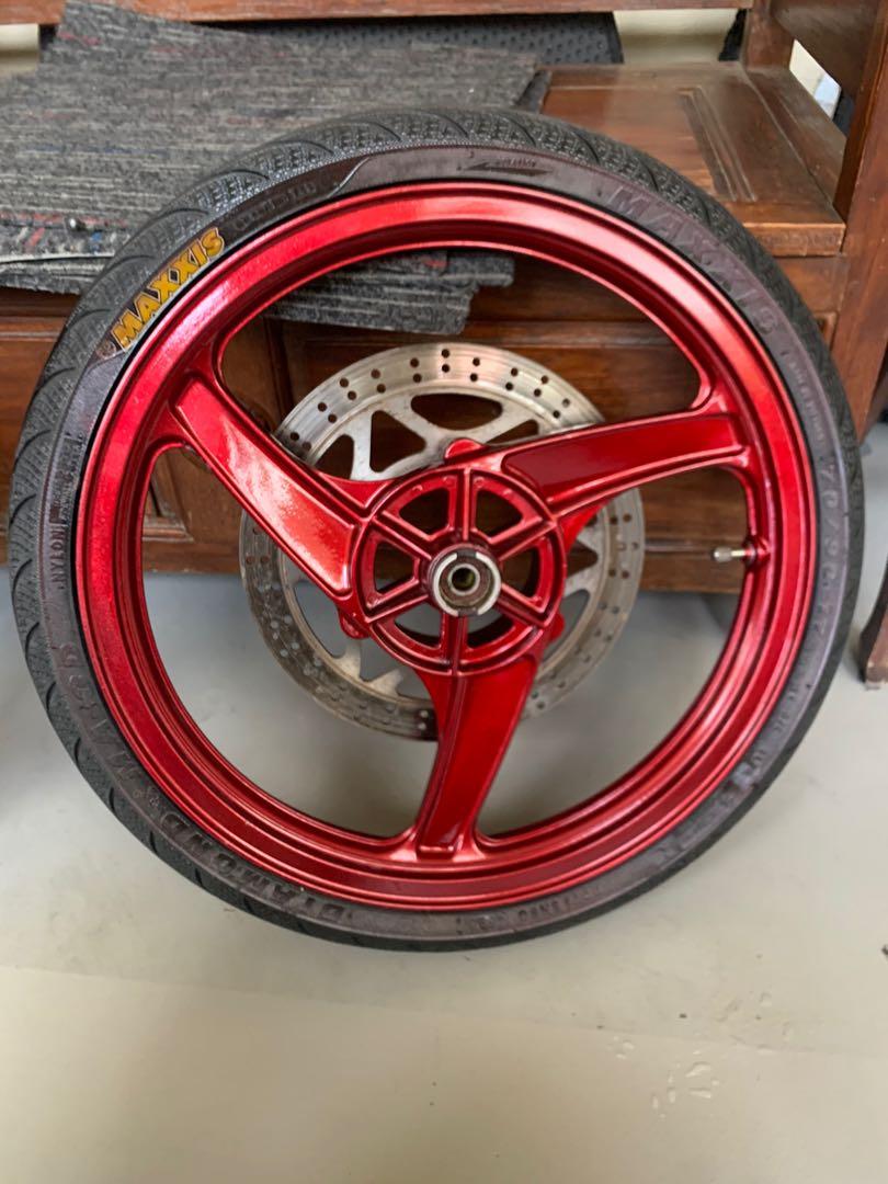 Kawasaki Rim 3 Batang, Motorcycles, Motorcycle Accessories on Carousell