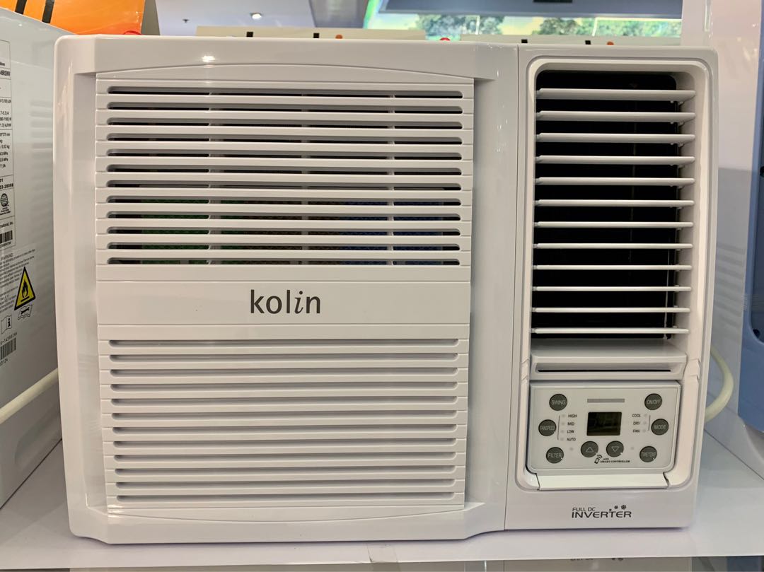 KOLIN WINDOW TYPE AIRCON INVERTER 2021 MODEL, TV & Home Appliances, Air ...