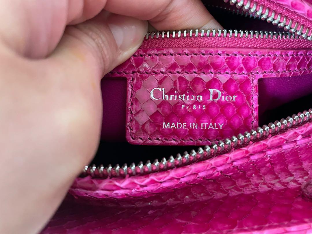 Dior Lady Dior Bag Medium Exotic Leather, Luxury, Bags & Wallets on ...