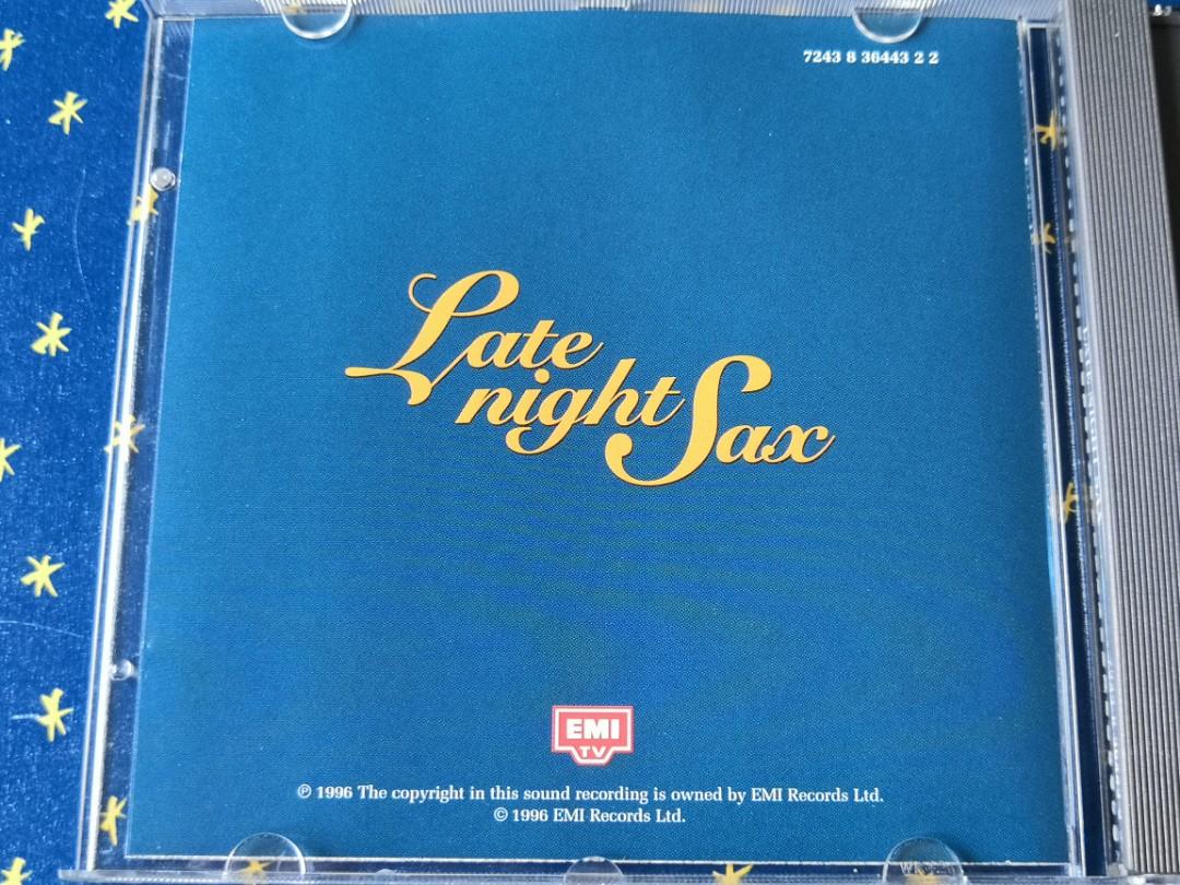 LATE NIGHT SAX AFTER DARK SAXOPHONIST EMI ORIGINAL MADE IN UK MUSIC CD ...