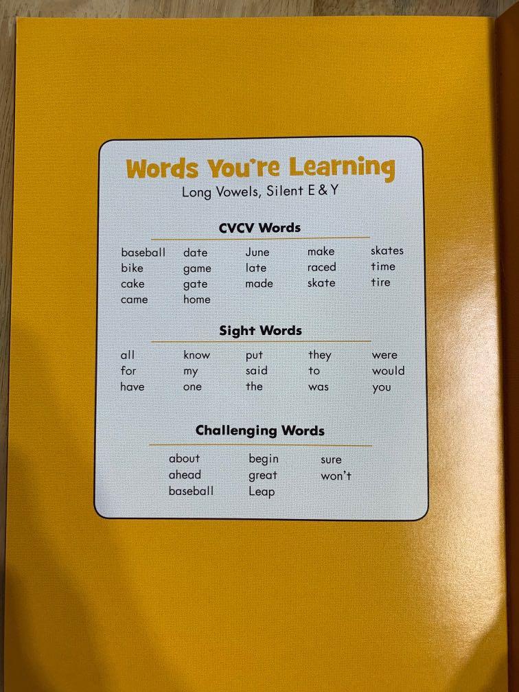 Leapfrog Phonics - Long Vowels (6 books in 1 set), Hobbies & Toys ...