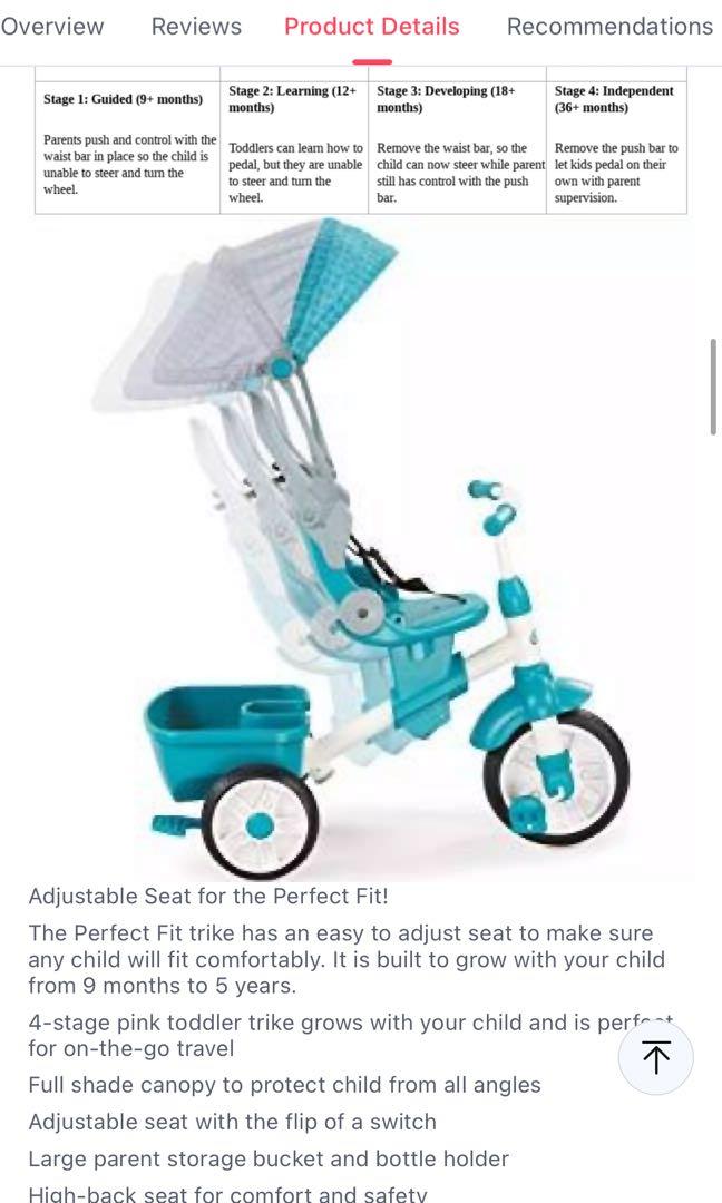 Little tikes 4 in 1 trike, Babies & Kids, Going Out, Other Babies Going Out Needs on Carousell
