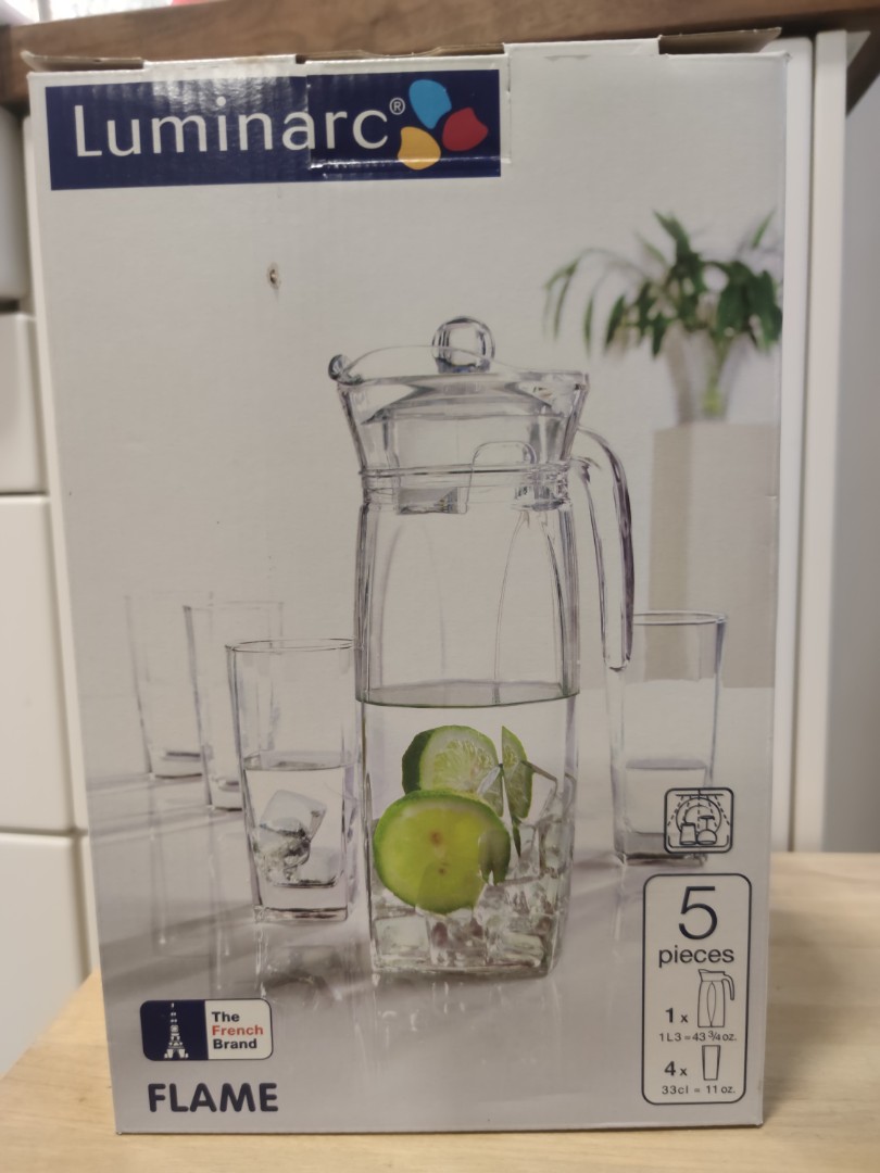 Luminarc Jug and glassware, Furniture & Home Living, Kitchenware ...