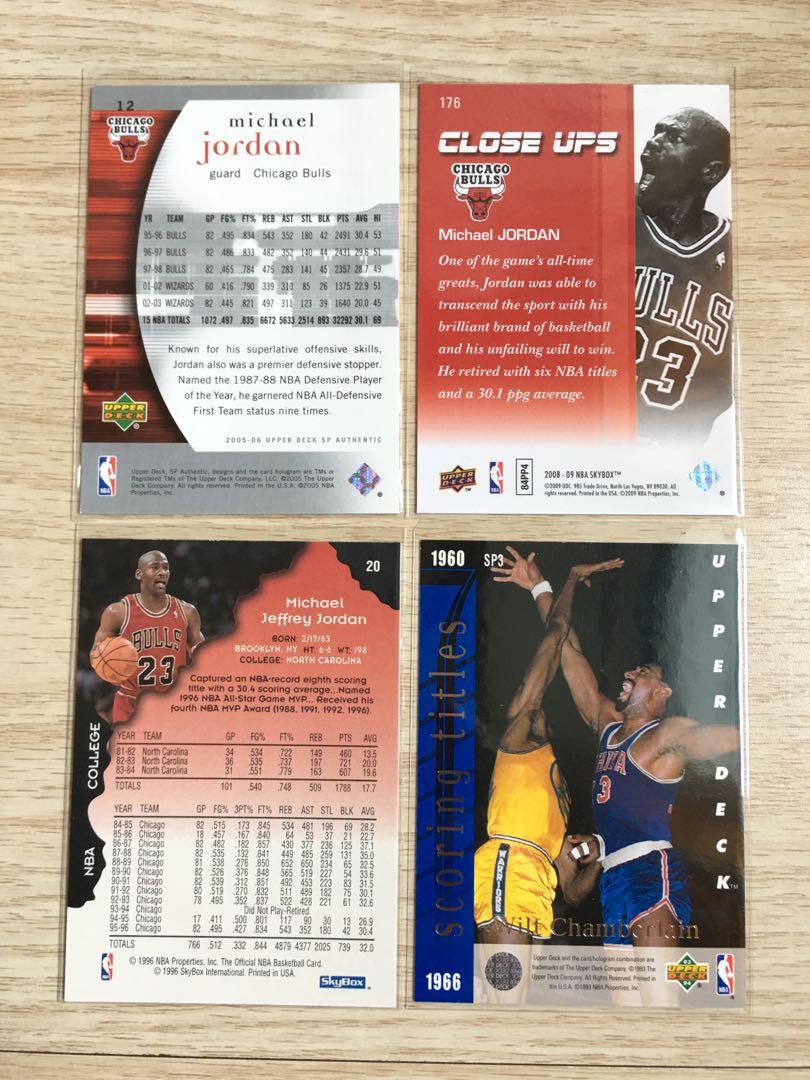 Michael Jordan Lay-up Nba cards lot, Hobbies & Toys, Toys & Games on ...