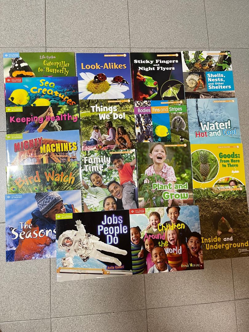 National Geographic Reach into Phonics , GEB Start reading series ...