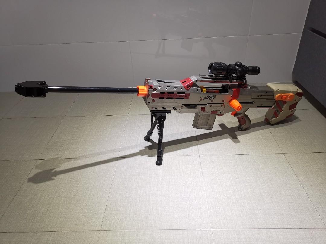 Nerf longshot mod, sniper barrett lookalike, stefan, Hobbies & Toys ...
