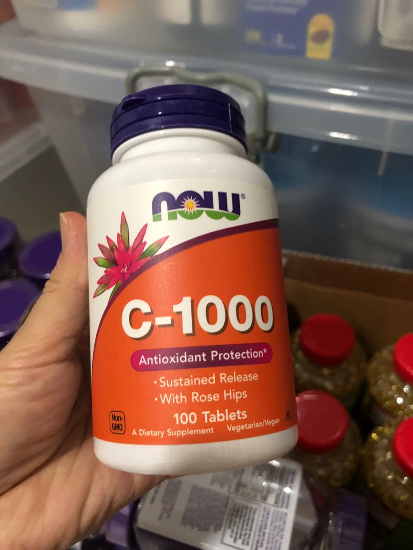 Now Foods, Vitamin C 1000 mg ,Antioxidant Protection 100 Tablets ...