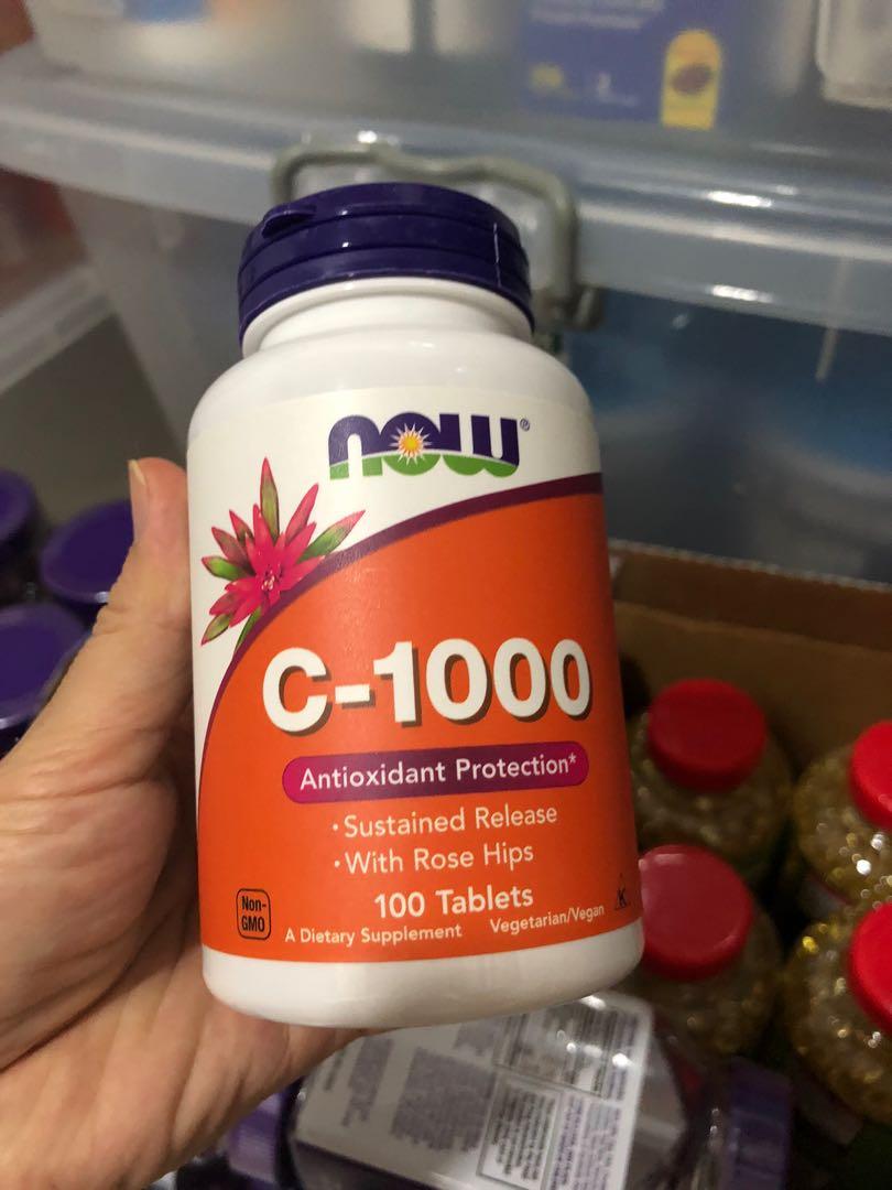 Now Foods, Vitamin C 1000 mg ,Antioxidant Protection 100 Tablets ...
