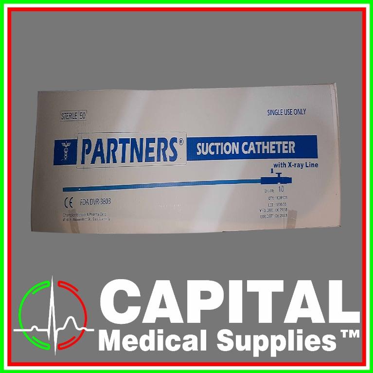 Partners, Suction Catheter Fr.10 , 5 pcs, Health & Nutrition, Health ...