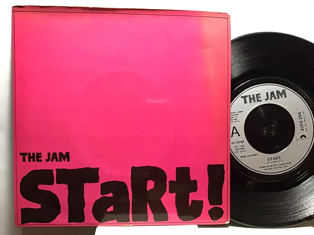 PIRING HITAM The Jam (Paul Weller) - Start! OOP 1980 7” SINGLE Anubis ...