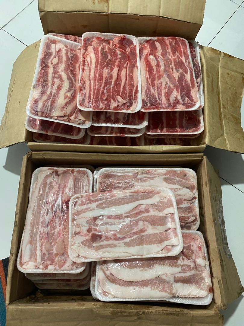 Pork Samgyupsal beef samgyeopsal, Food & Drinks, Chilled & Frozen Food ...