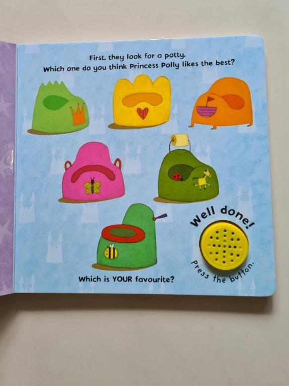 Potty Training book -Princess Polly & Pirate Pete, Hobbies & Toys ...