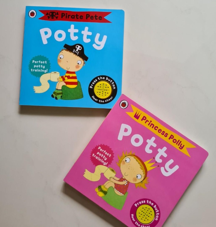 Potty Training book -Princess Polly & Pirate Pete, Hobbies & Toys ...