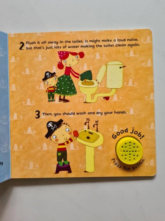 Potty Training book -Princess Polly & Pirate Pete, Hobbies & Toys ...