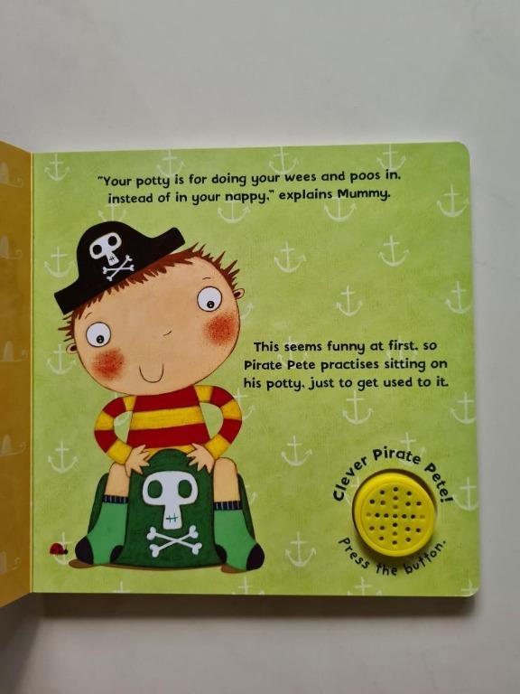 Potty Training book -Princess Polly & Pirate Pete, Hobbies & Toys ...