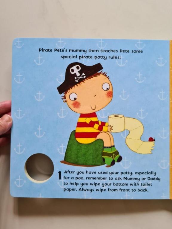Potty Training book -Princess Polly & Pirate Pete, Hobbies & Toys ...