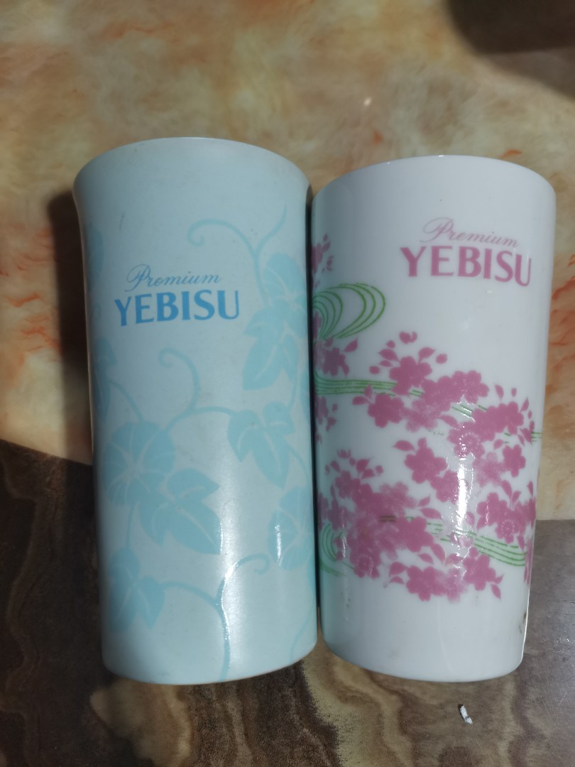 PREMIUM YEBISU Beer Cups, Furniture & Home Living, Kitchenware ...