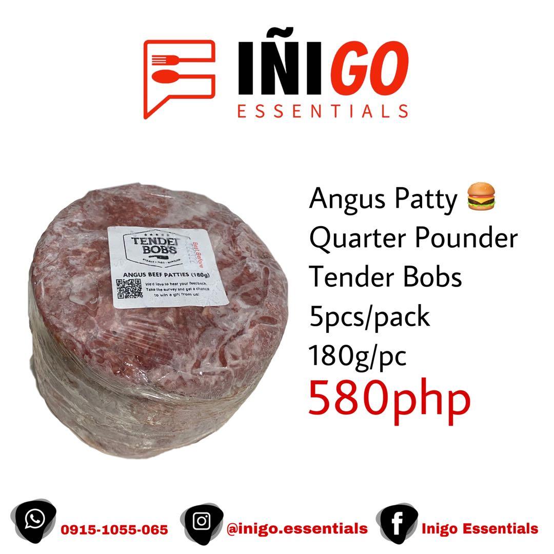 Quarter pounder angus burger patty tender bobs on Carousell