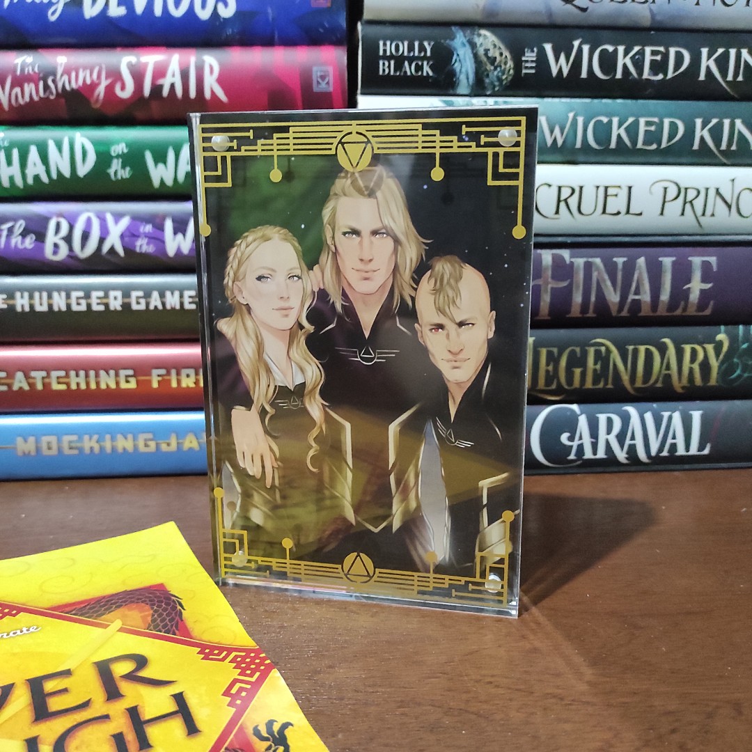 Red Rising Acrylic Frame and Print - Illumicrate - Never Enough - July ...