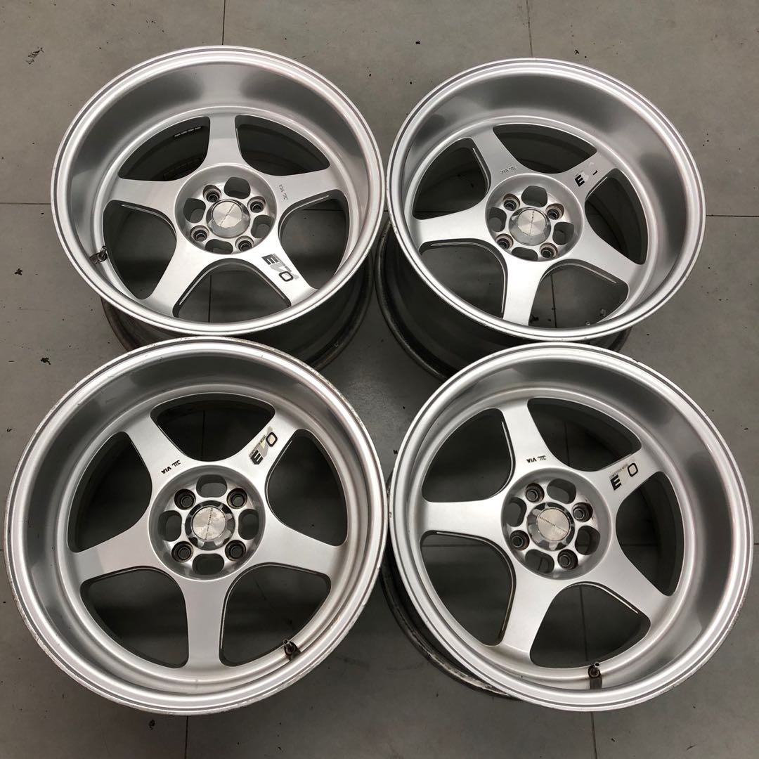 Rim Evo Regamaster 17x10jj pcd100 et15, Auto Accessories on Carousell