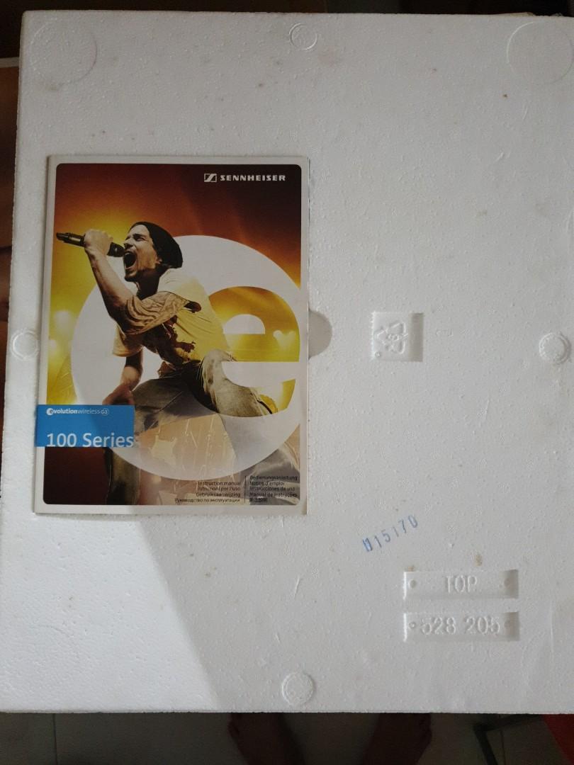 Sennheiser EW-G3 packaging box (no unit), Hobbies & Toys, Music & Media ...