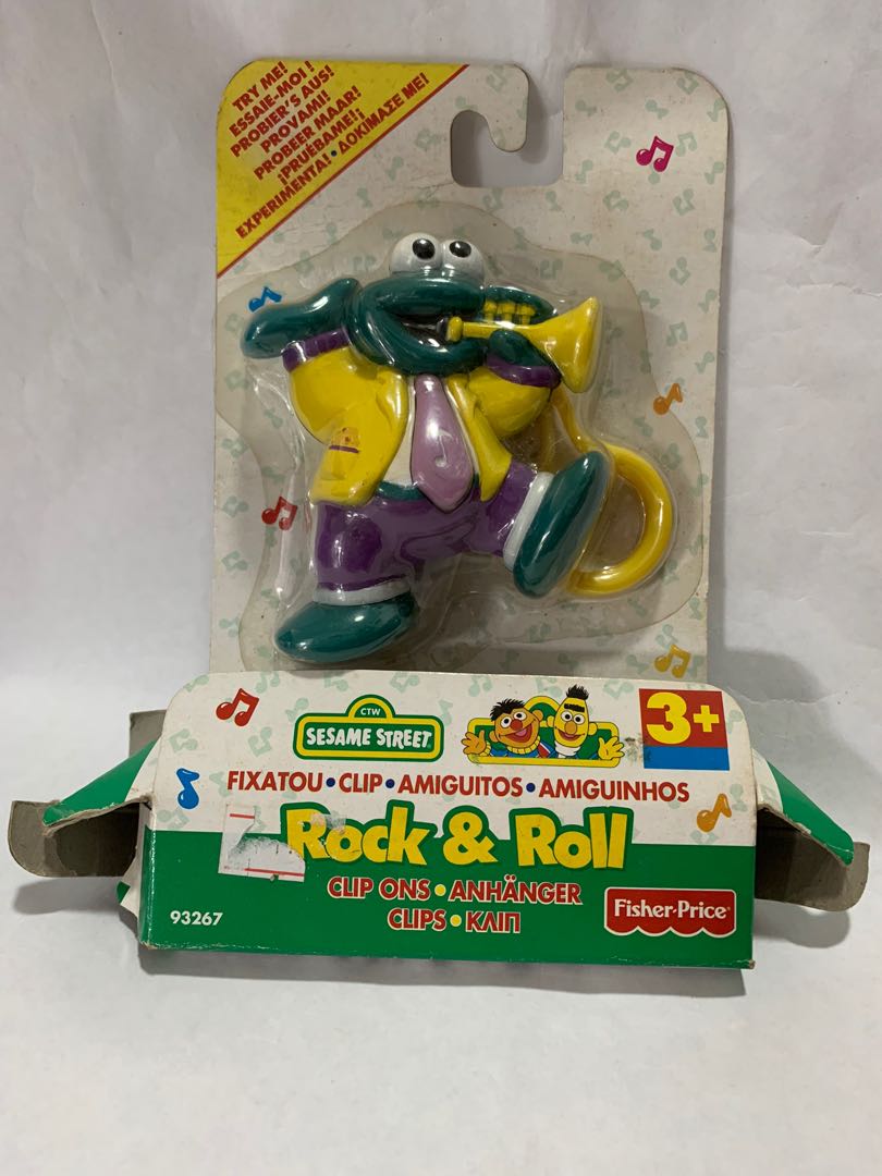 Fisher Price Sesame Street Rock & Roll Clip On collectibles , Hobbies ...