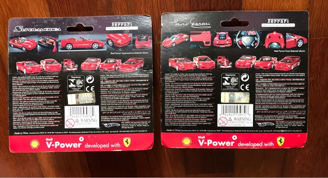 Shell V-Power 1:38 Scale Ferrari Enzo and Superamerica, Hobbies & Toys ...