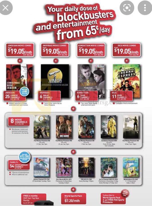 SingTel TV contract, TV & Home Appliances, TV & Entertainment, Media ...