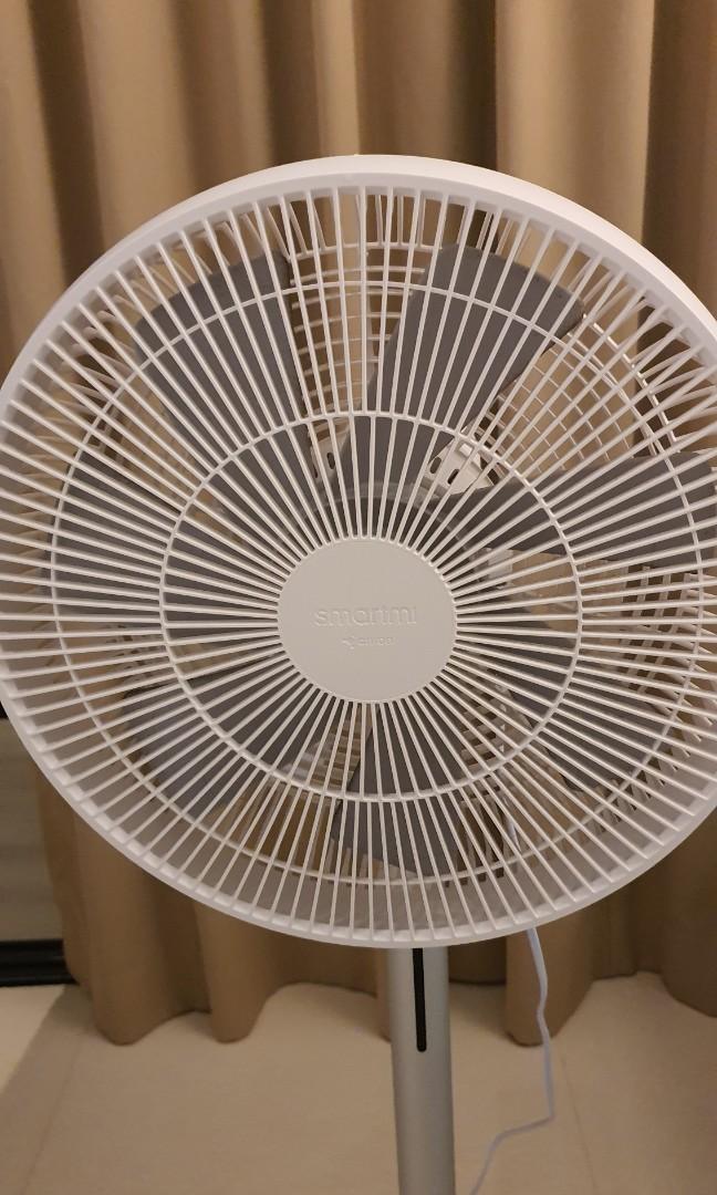 Smart Mi fan 3 w remote control+build-in battery+ 3pin plug, Furniture ...