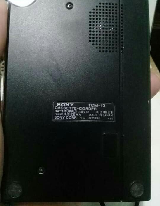 SONY TCM 10 Cassette Tape Player Recorder., Hobbies & Toys, Memorabilia ...