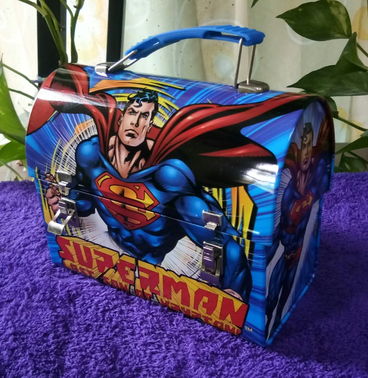 SUPERMAN TIN LUNCH BOX, Furniture & Home Living, Kitchenware ...