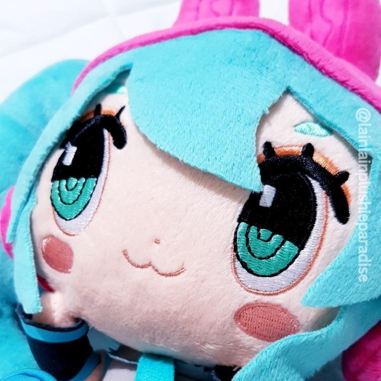 Taito Japan Chibi Vocaloid Hatsune Miku X Pink Rody Ears Headphone Cap ...