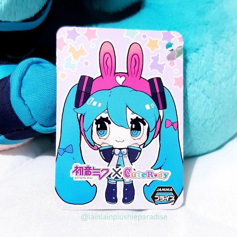 Taito Japan Chibi Vocaloid Hatsune Miku X Pink Rody Ears Headphone Cap ...