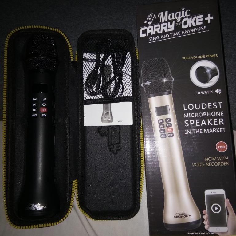 Trekie magic carry oke, Audio, Microphones on Carousell