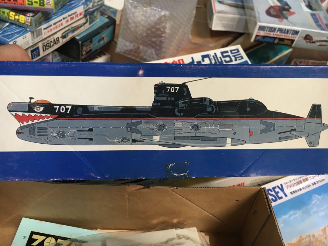 Tsukuda Hobby 1/350 Submarine 707F 絕版, 興趣及遊戲, 收藏品及紀念品, 明星周邊 - Carousell