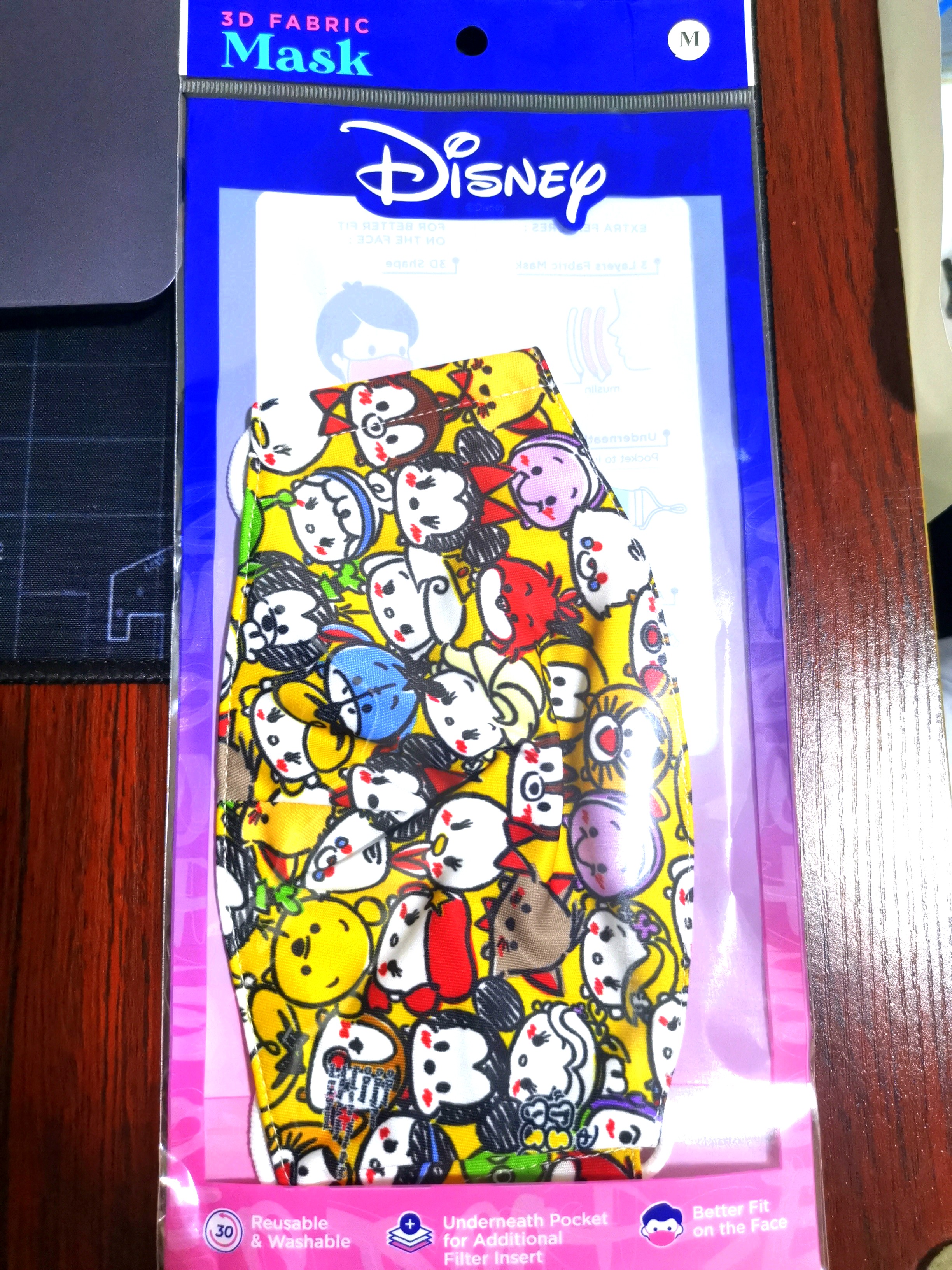 Tsum Tsum mask, Health & Nutrition, Face Masks & Face Shields on Carousell