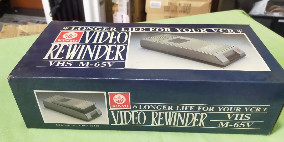 VHS Video Tape Rewinder Brand New old stock, Hobbies & Toys, Music ...