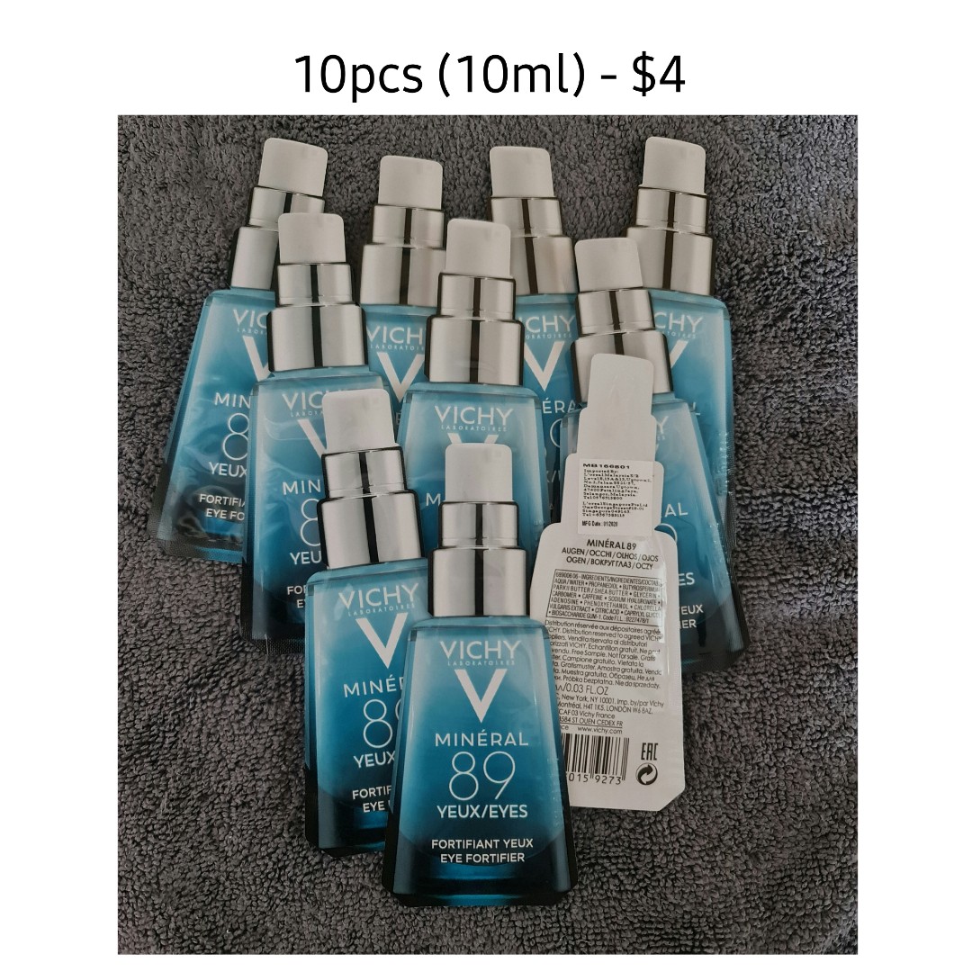 Vichy mineral 89 eyes samples, Beauty & Personal Care, Face, Face Care ...