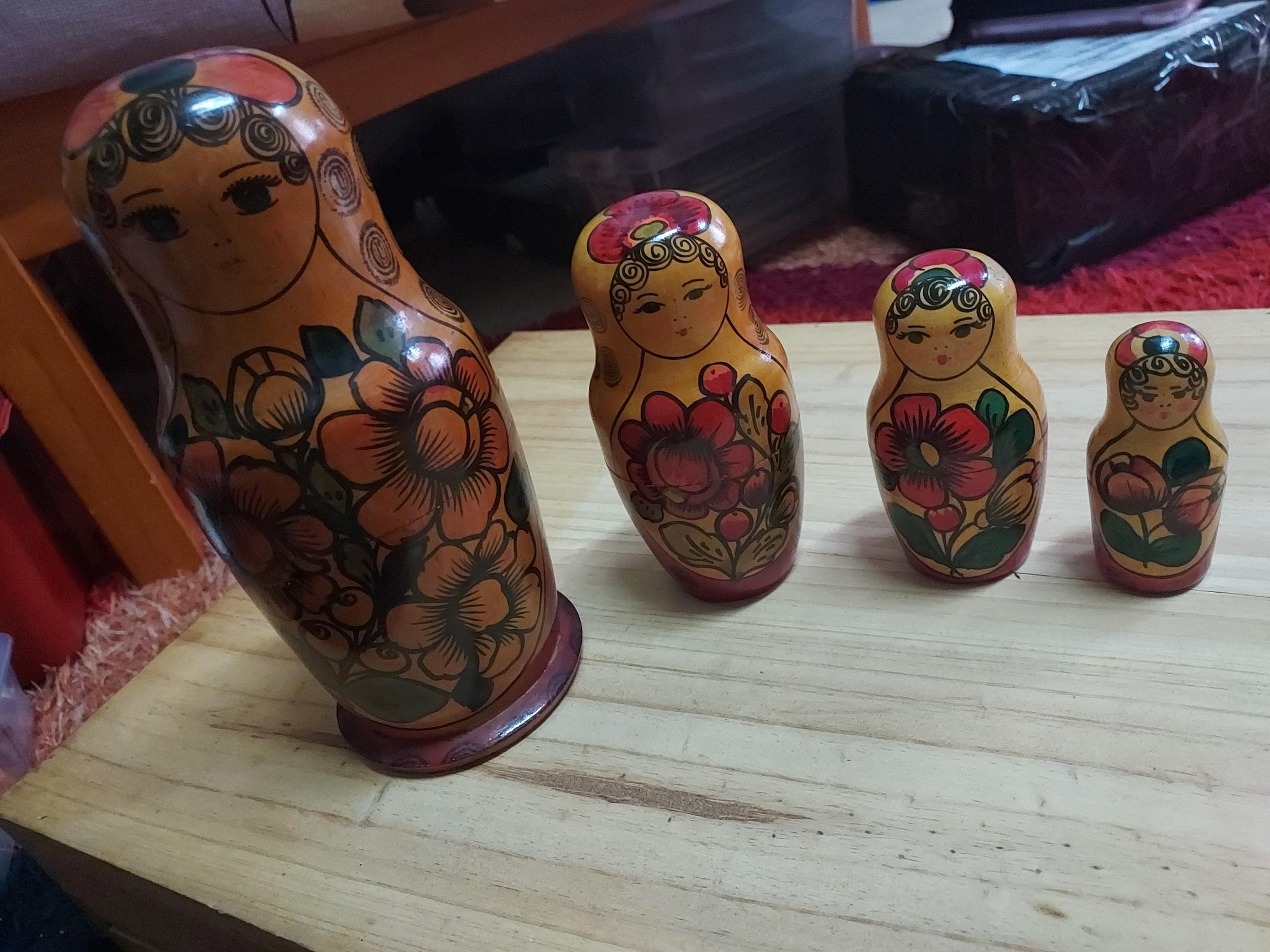 Vintage Russian Nesting Dolls, Hobbies & Toys, Collectibles ...