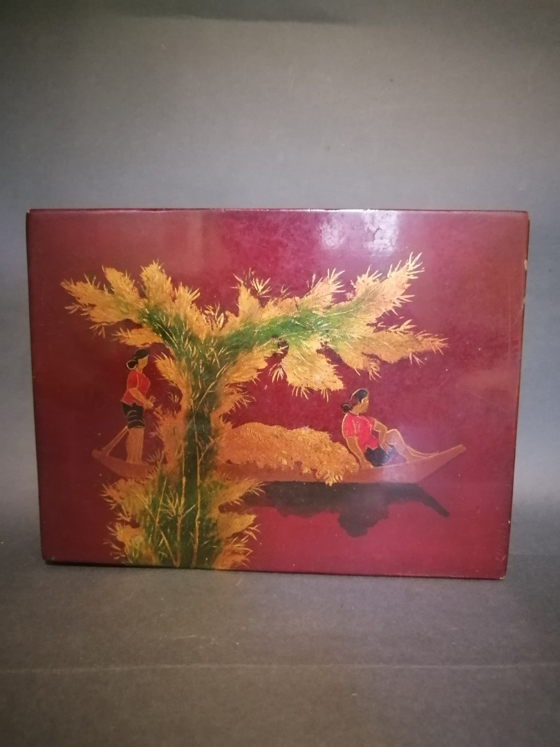 Vintage Vietnamese Lacquerware Box, Furniture & Home Living, Home Decor ...